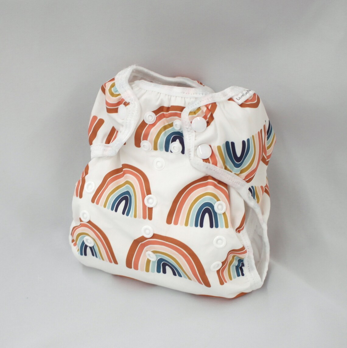Sunset Rainbow Cloth Diaper Cover: One Size, AI2 Diaper - Etsy