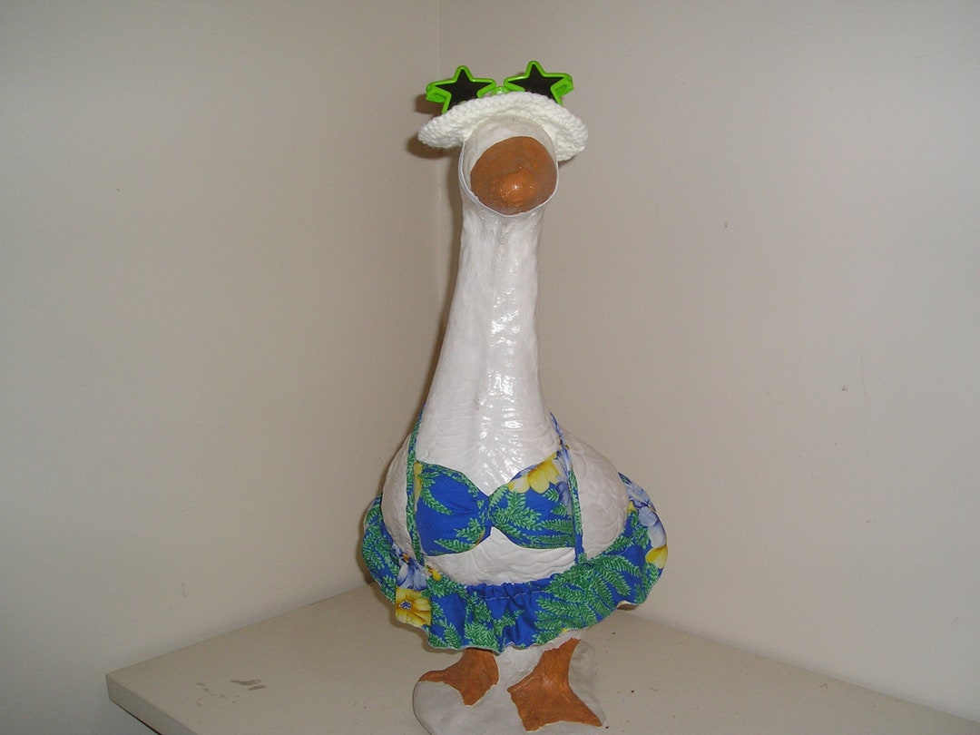 Best Dressed Goose Geese Clothes Outfit 25-27 LARGE Summer Beach Bikini ...