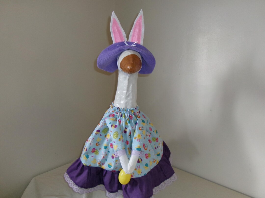 Best Dressed Goose Geese Clothes Outfit 25-27" LARGE Easter Dress and ...