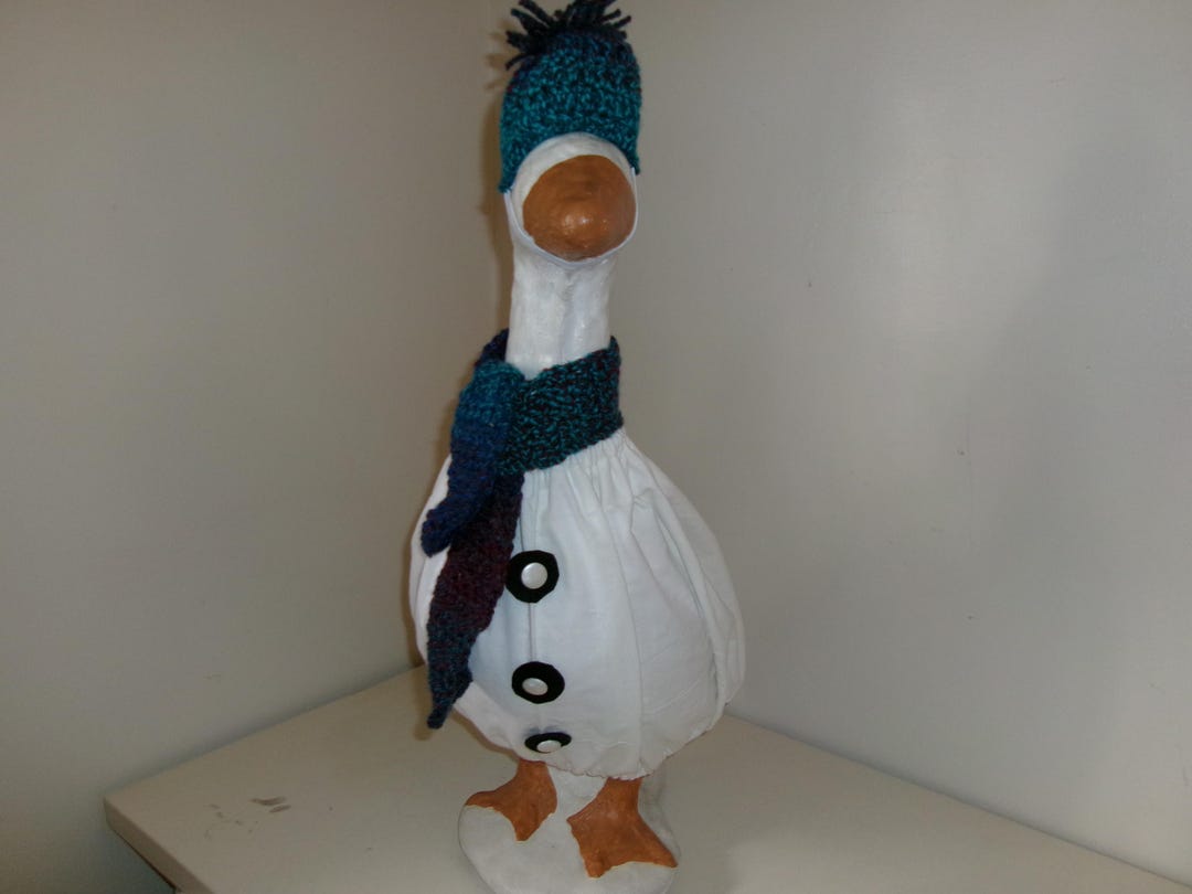 Best Dressed Goose Geese Clothes Outfit 25-27 LARGE Winter Snowman 800 ...