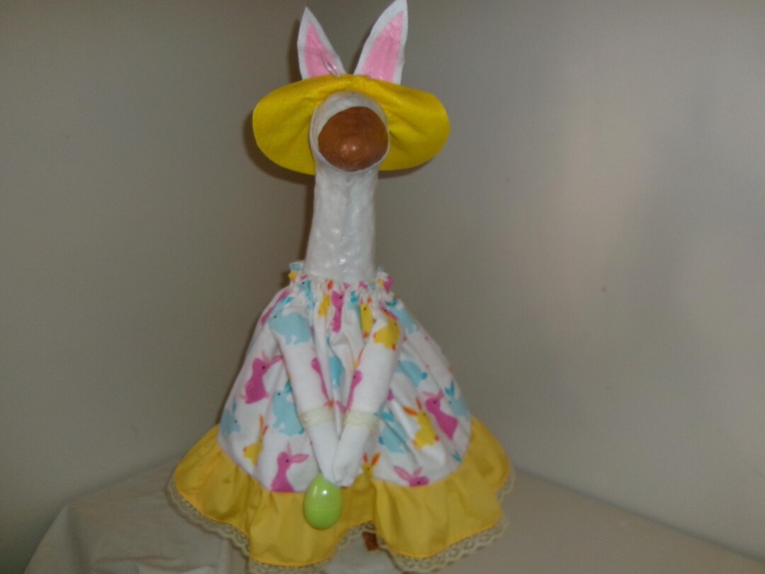 Best Dressed Goose Geese Clothes Outfit 25-27 LARGE Easter Dress and ...
