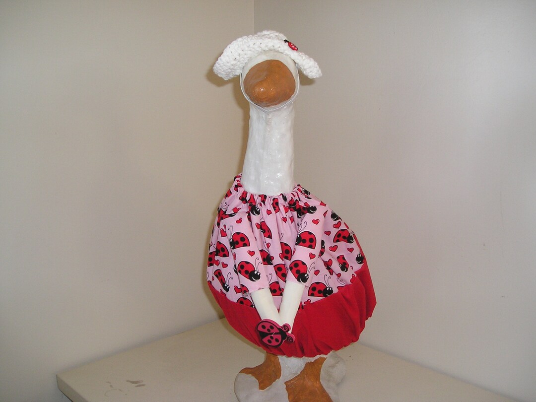 Best Dressed Goose Geese Clothes Outfits 25-27 LARGE Ladybug Boy 1380-8 ...