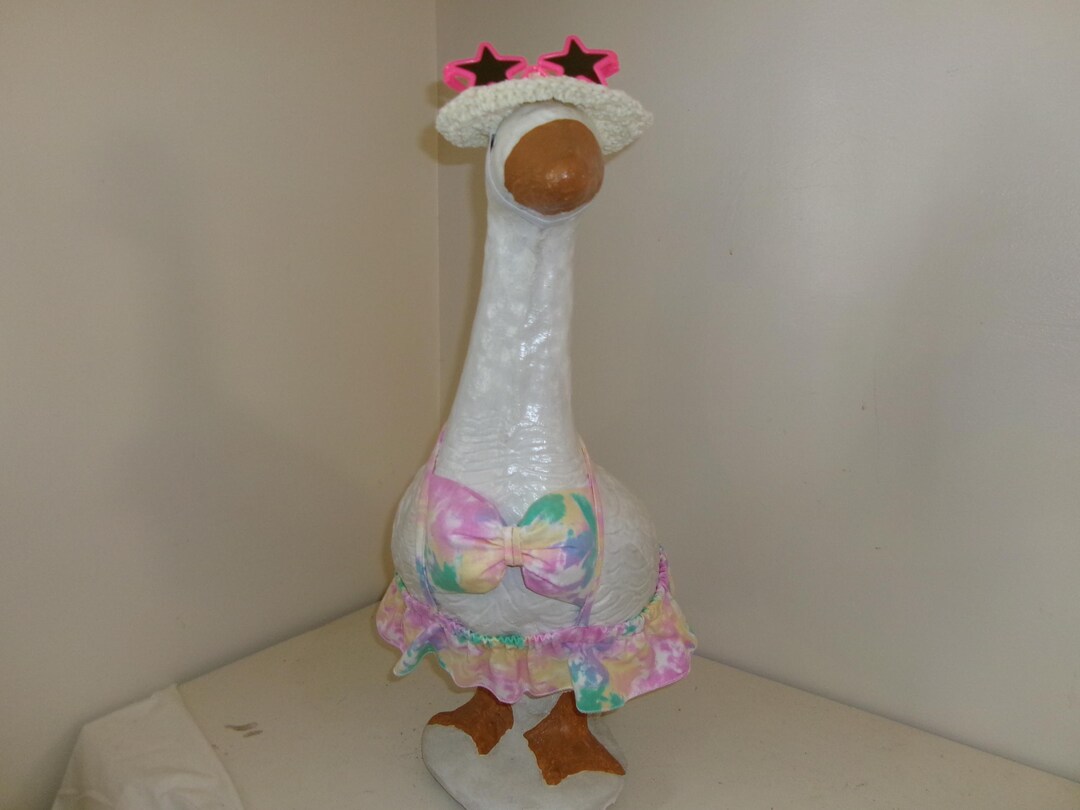 Best Dressed Goose Geese Clothes Outfit 25-27 LARGE Summer Beach Bikini ...