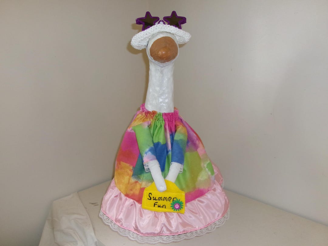 Best Dressed Goose Geese Clothes Outfit 25-27 LARGE Summer Fun Dress ...