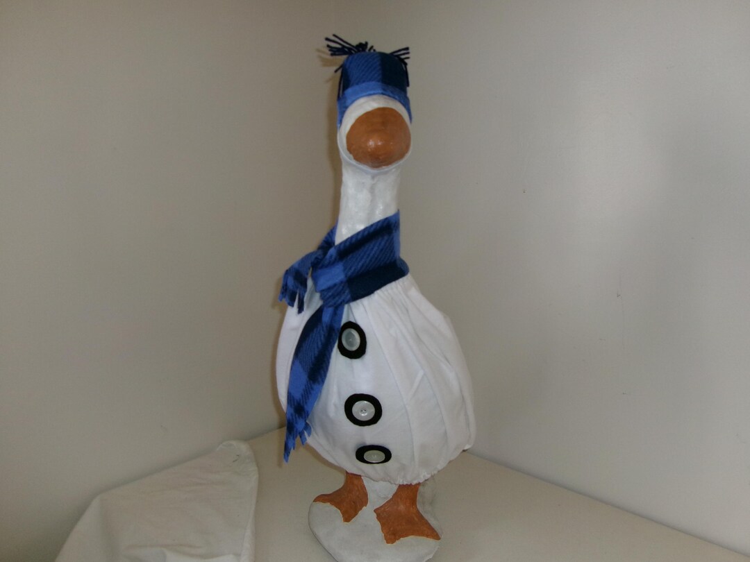 Best Dressed Goose Geese Clothes Outfit 25-27 LARGE Winter Snowman 800 ...