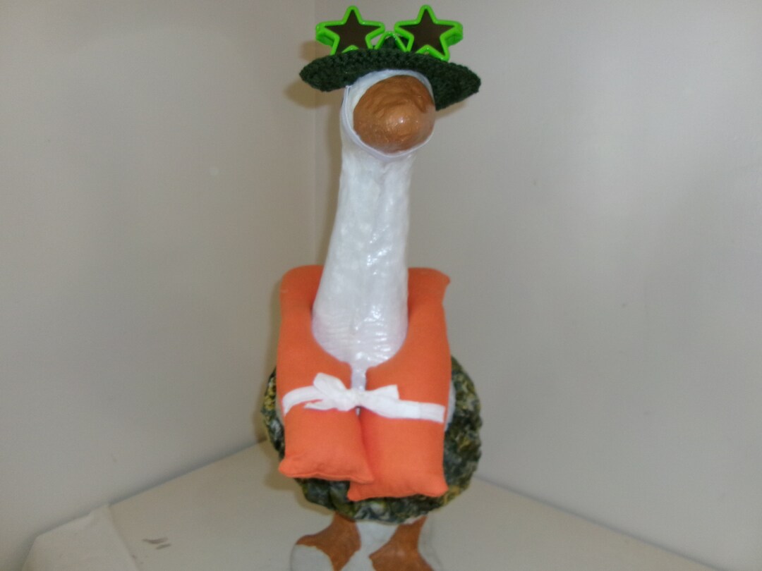 Best Dressed Goose Geese Clothes Outfit 25-27 LARGE Beach Life Jacket ...