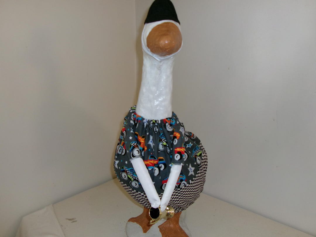 Best Dressed Goose Geese Clothes Outfit 25-27" LARGE Race Car Racing ...