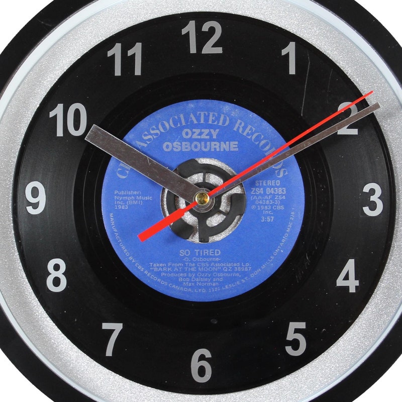 Vinyl Record Clock - Etsy