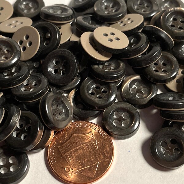 Taupe Buttons - Etsy