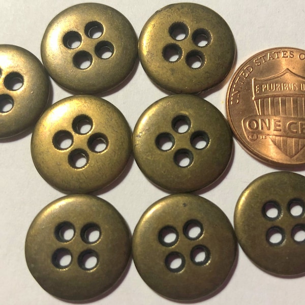 Large Antique Buttons - Etsy