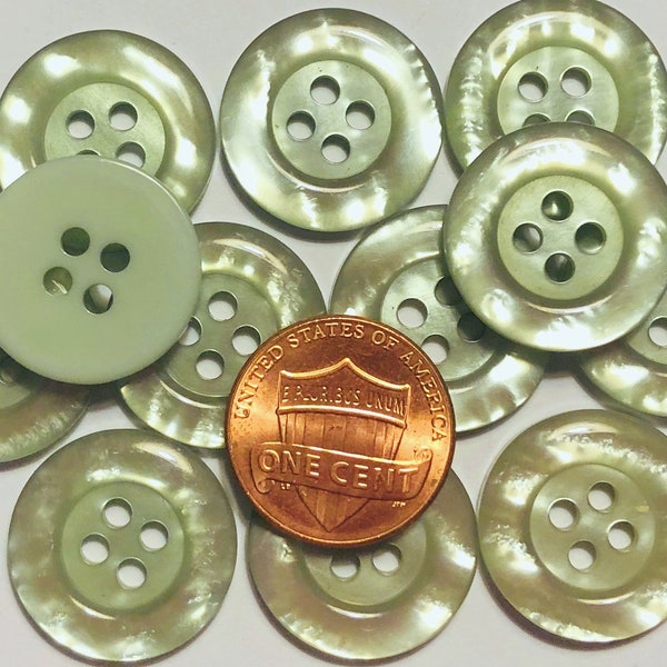 Green Buttons - Etsy