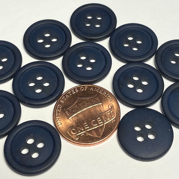Navy Buttons - Etsy