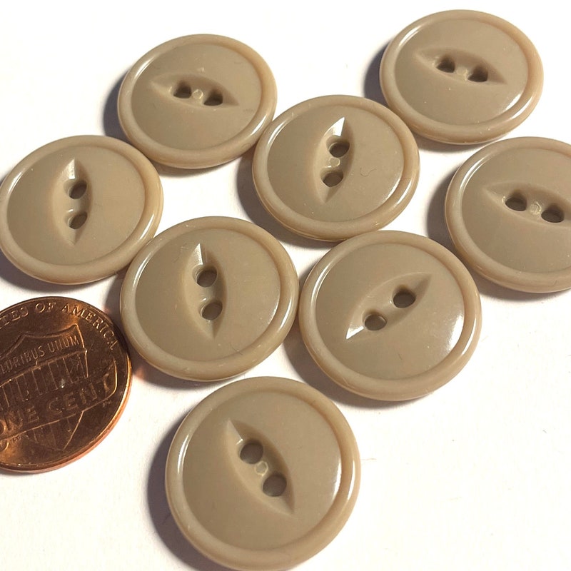 Taupe Buttons - Etsy