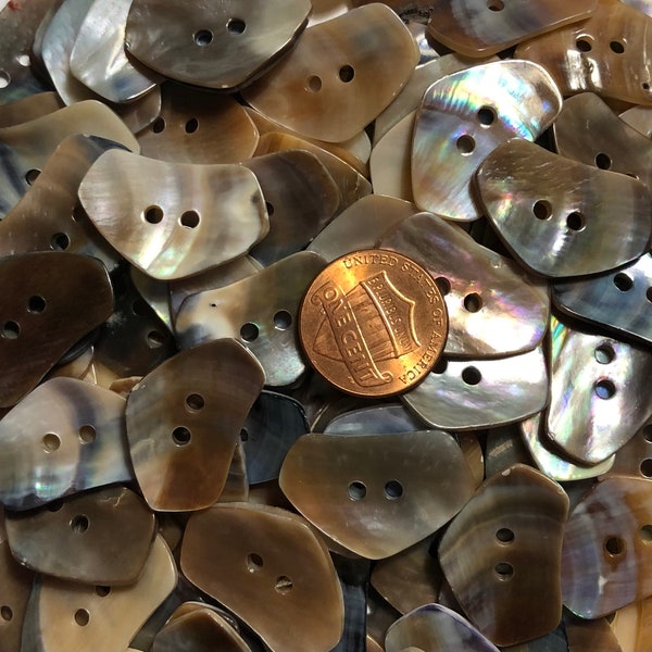 Mussel Shell Buttons - Etsy