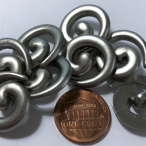 Silver Tone Buttons - Etsy