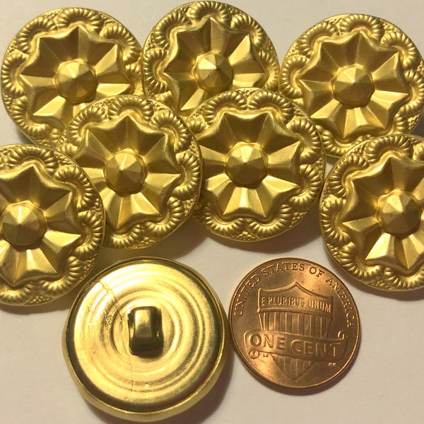 Gold Metal Buttons - Etsy