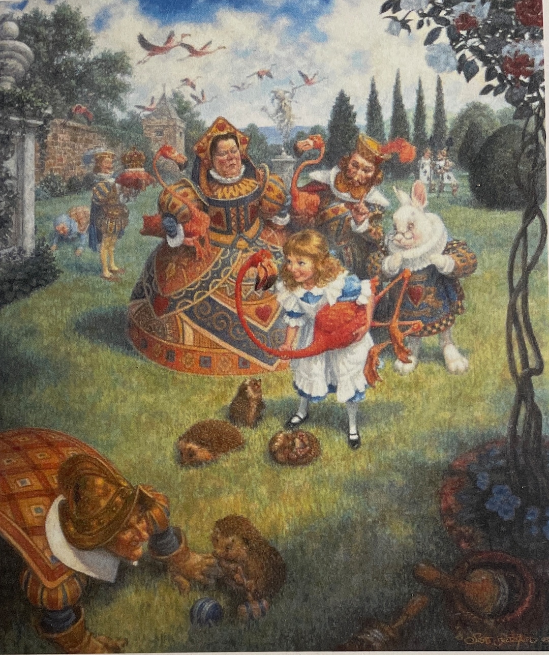 Queens Croquet Ground by Heaven and Earth Designs Counted Cross Stitch ...