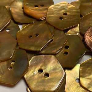 6 Pcs Only Iridescent Dyed Gold Abalone MOP Mother of Pearl - Etsy