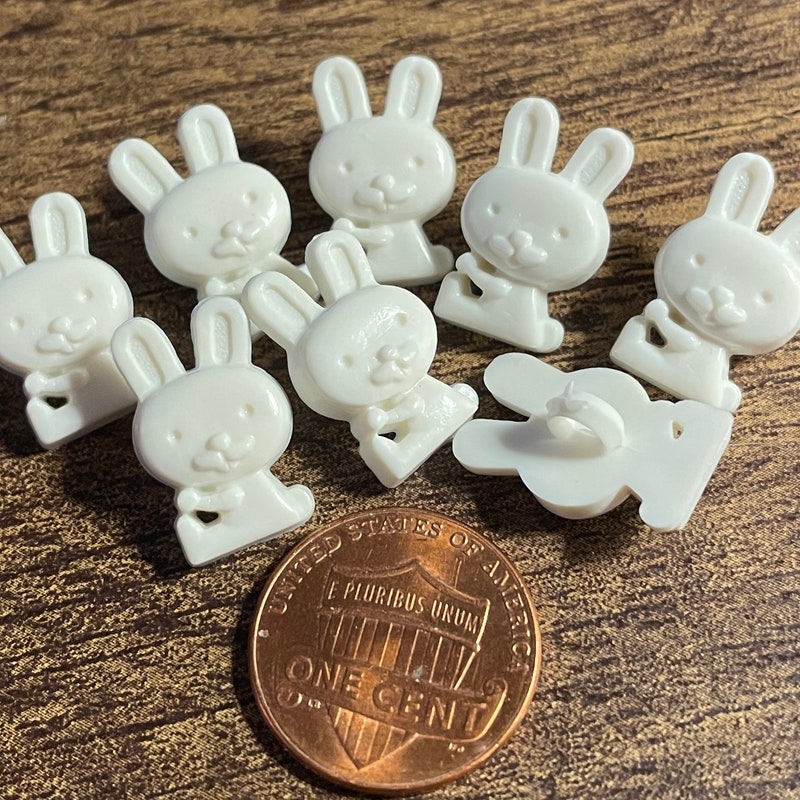 Bunny Buttons - Etsy