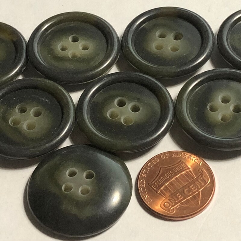 Green Buttons - Etsy