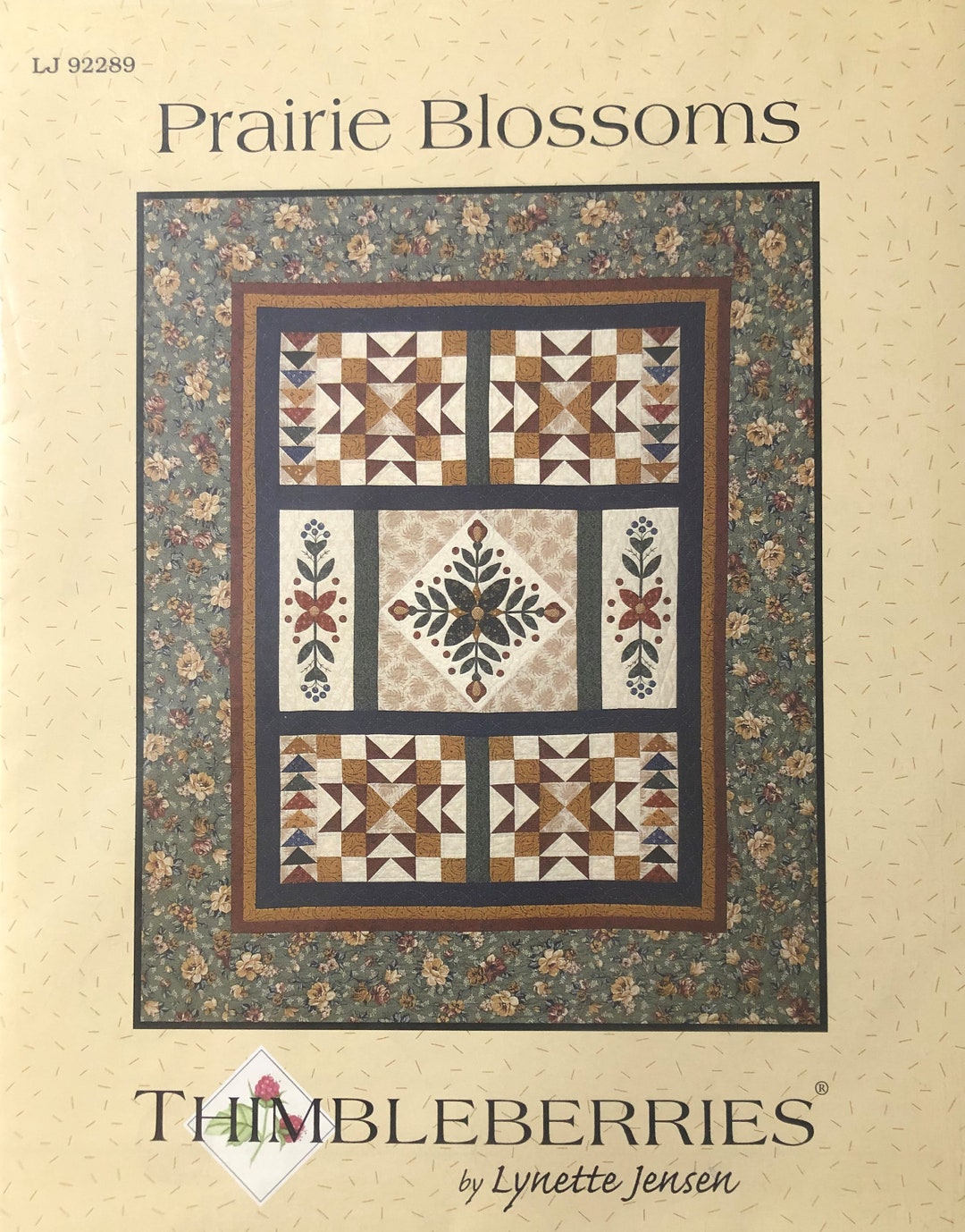 Prairie Blossoms Applique Quilt PATTERN ONLY by Lynette Jensen for ...