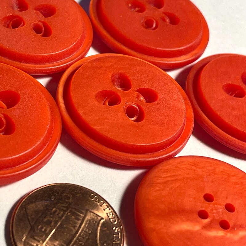 Red Vintage Buttons - Etsy