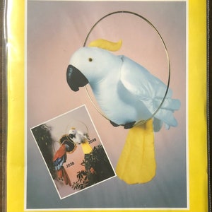 Designer Tropical Cockatoo Stuffed Cloth Animal Bird Toy Cloth PATTERN ...
