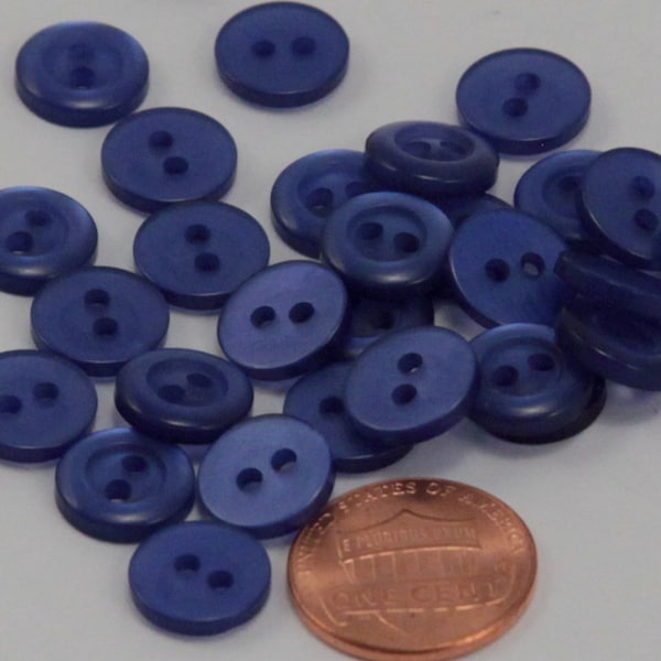 Royal Blue Buttons - Etsy