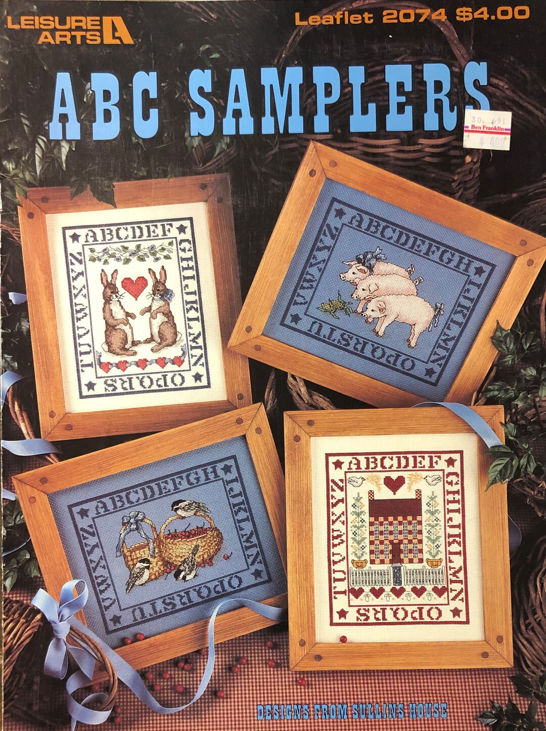 ABC Samplers Counted Cross Stitch PATTERN ONLY by Designs From Sullins ...