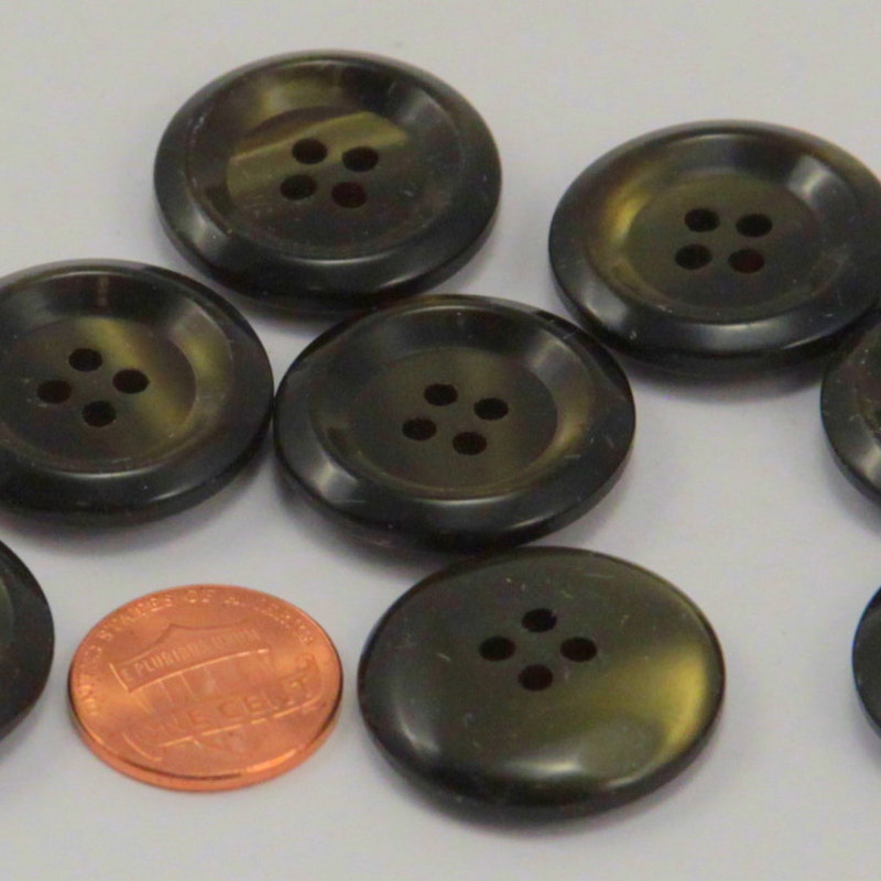 1 Olive Green Buttons - Etsy
