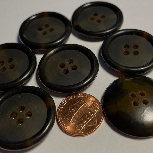 Black Coat Buttons - Etsy