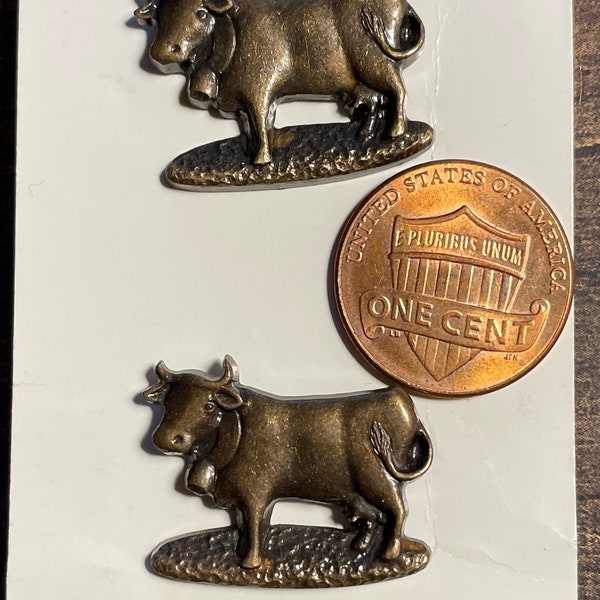 Cow Buttons - Etsy