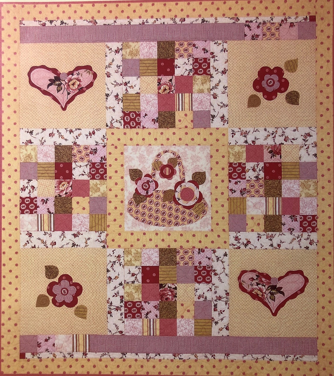 Ellery's Smoothie Applique Quilt PATTERN ONLY 57" X 65" Quilt Soup ...