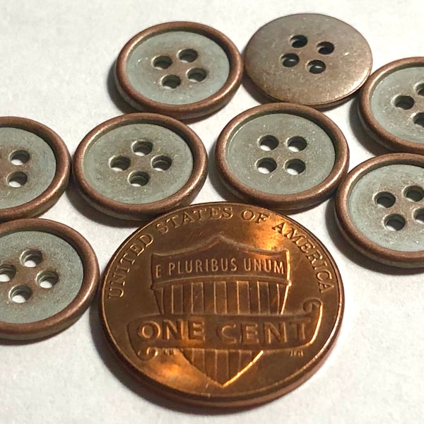 Copper Buttons - Etsy