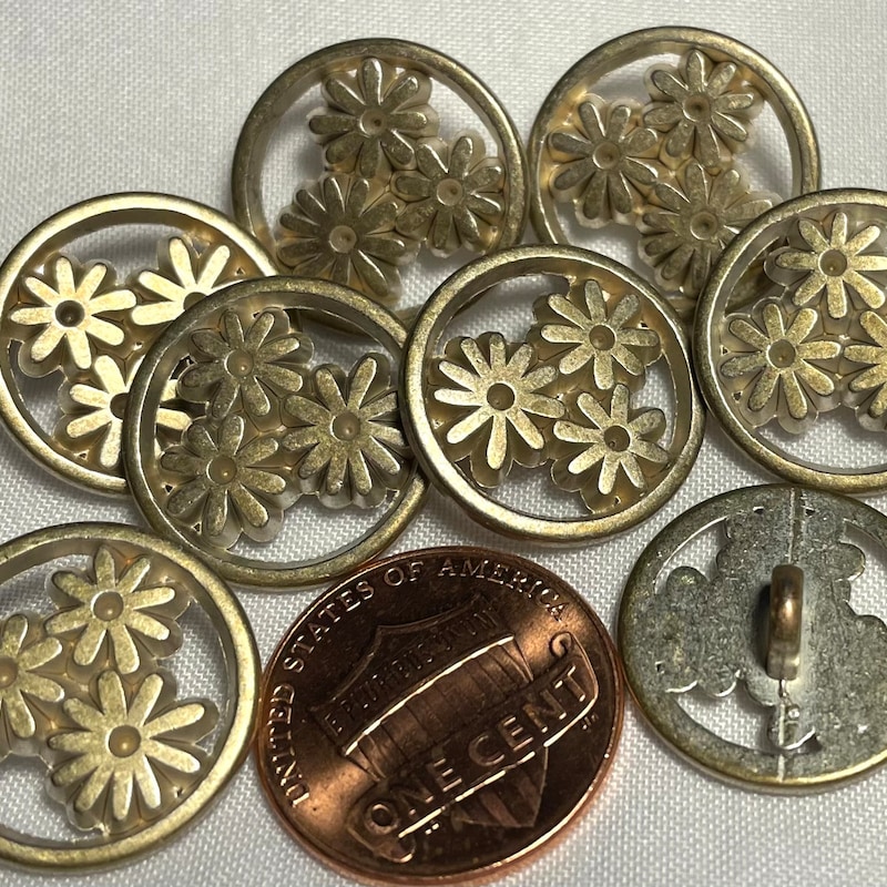 Brass Buttons - Etsy