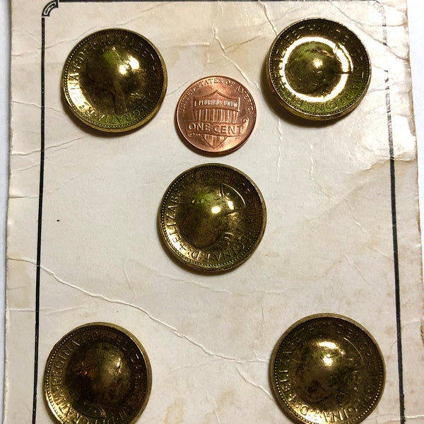 Large Antique Buttons - Etsy