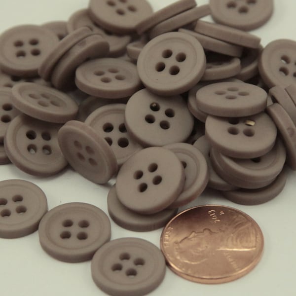 Taupe Buttons - Etsy