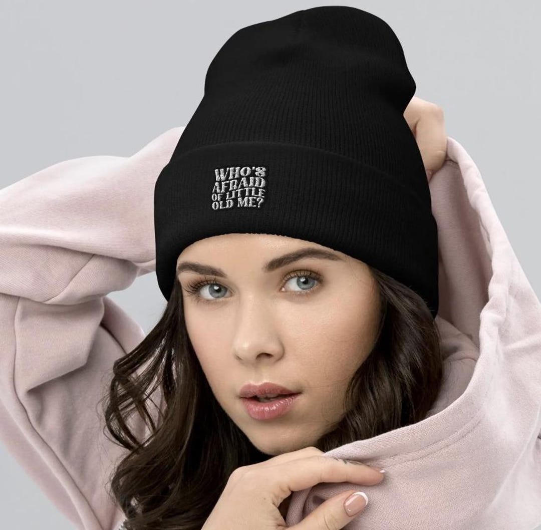 Who's Afraid of Little Old Me Beanie Toque Hat Winter Christmas TTPD ...