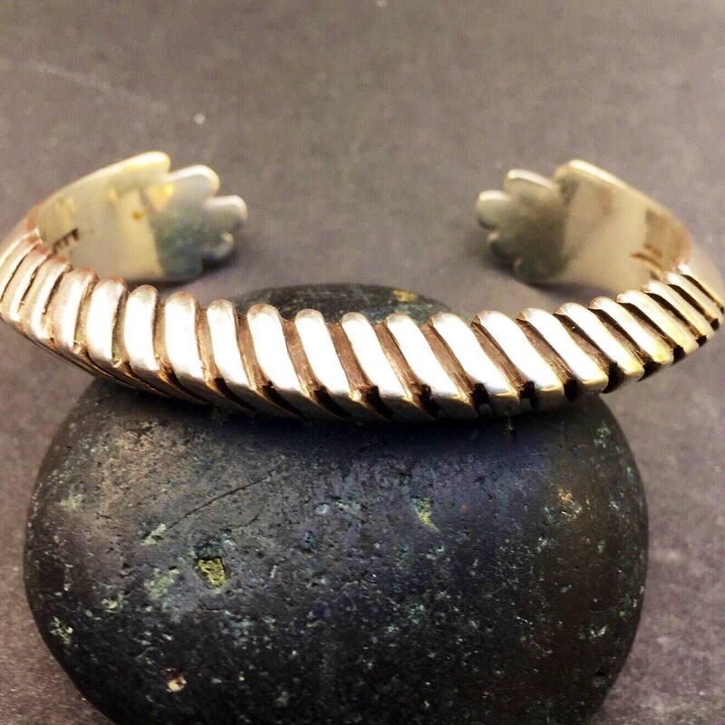 Solid Silver Cuff - Etsy