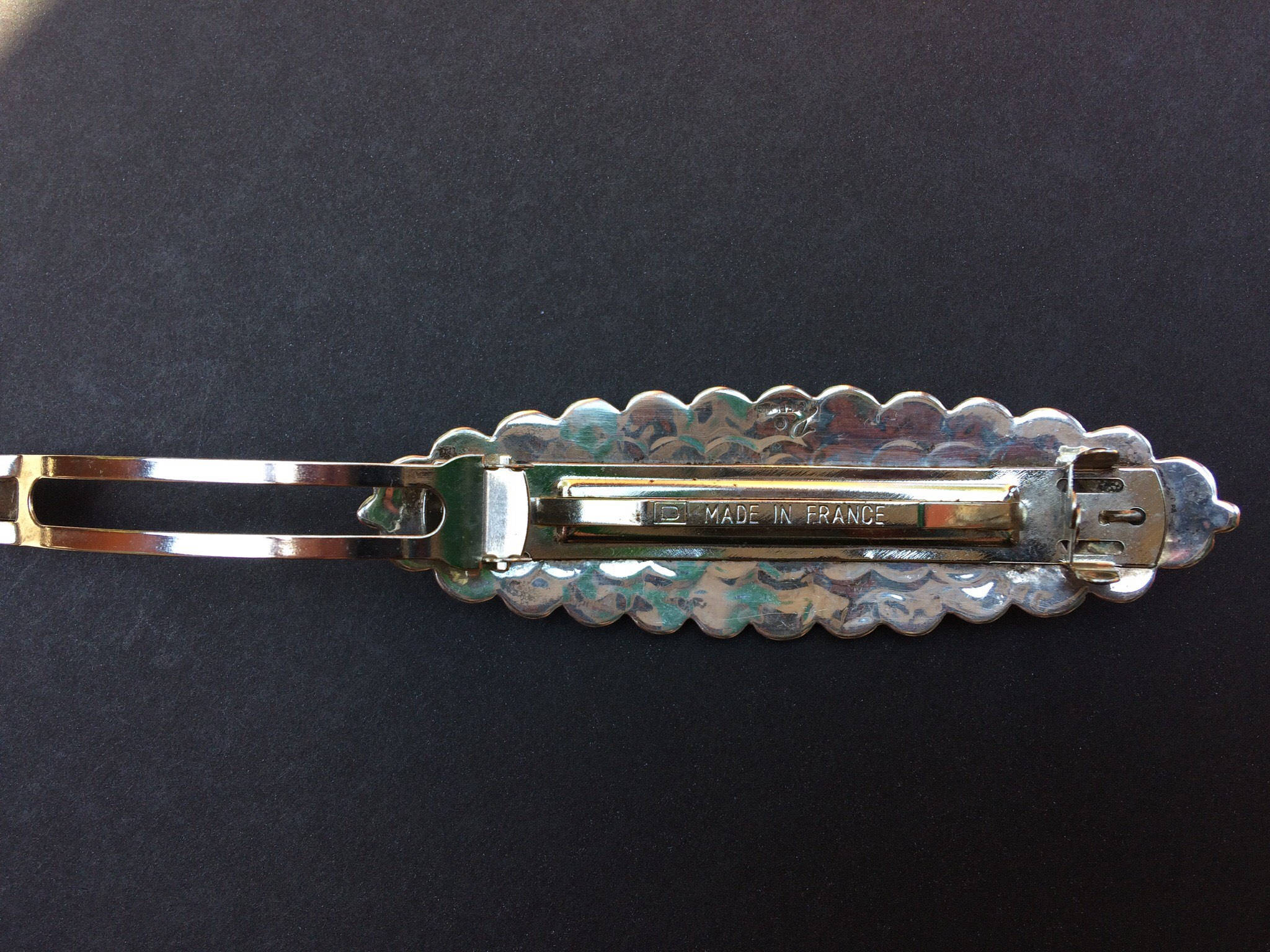 BARRETTE Bump-out/repoussed, Native American Deep Stamping, by Joe ...