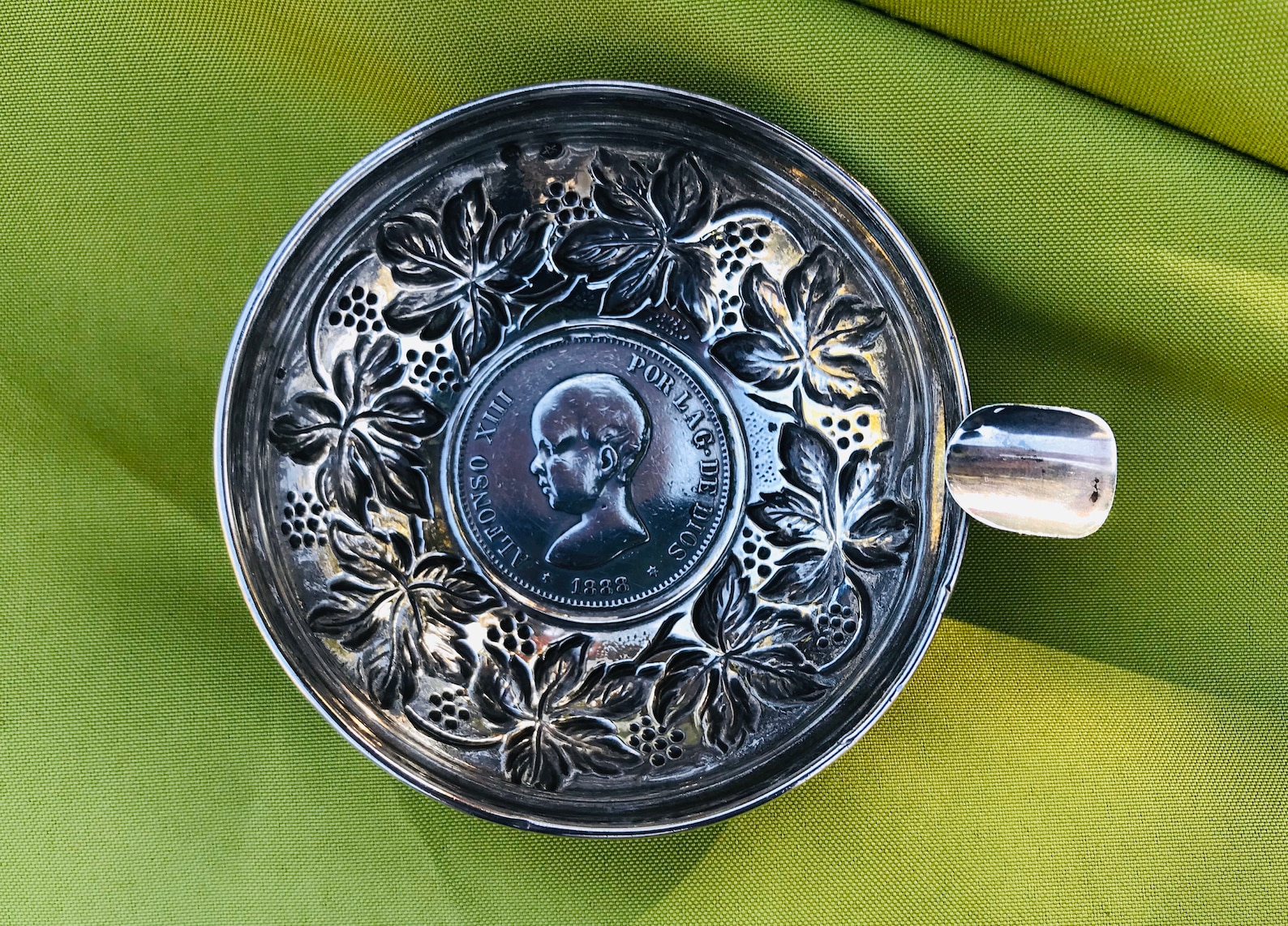 CUP TASTEVIN 1888 SOMMELIER Spanish Wine Tasting Antique Sterling Rare ...