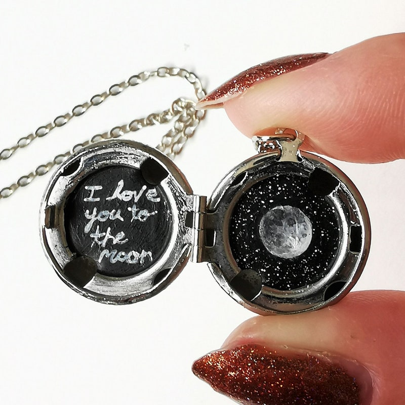 Ball Locket Necklace - Etsy