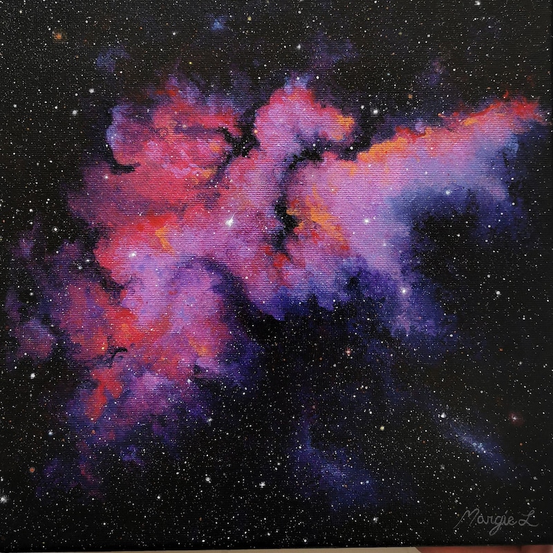 Galaxy Painting - Etsy
