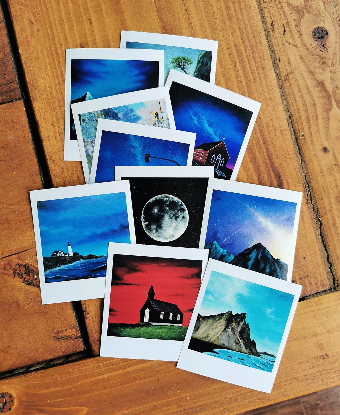 Polaroid Style Art Prints Polaroid Set Art Print Set Set Of Etsy