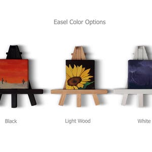 Green & Chartreuse Sky, Gold Mountains, Tiny Art, Miniature Painting ...