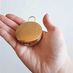 Hand Painted Saturn Pocket Compass, Gold Compass, Space Art, Artwork on ...