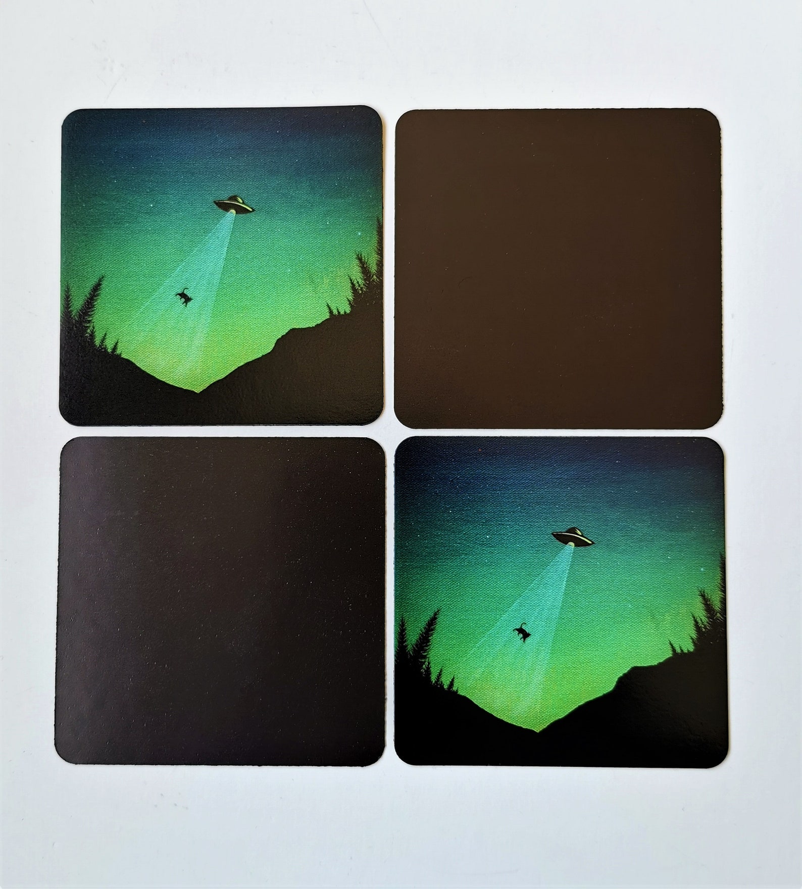 UFO With Cat Magnet Alien Magnet UFO Art Fridge Magnet - Etsy Canada