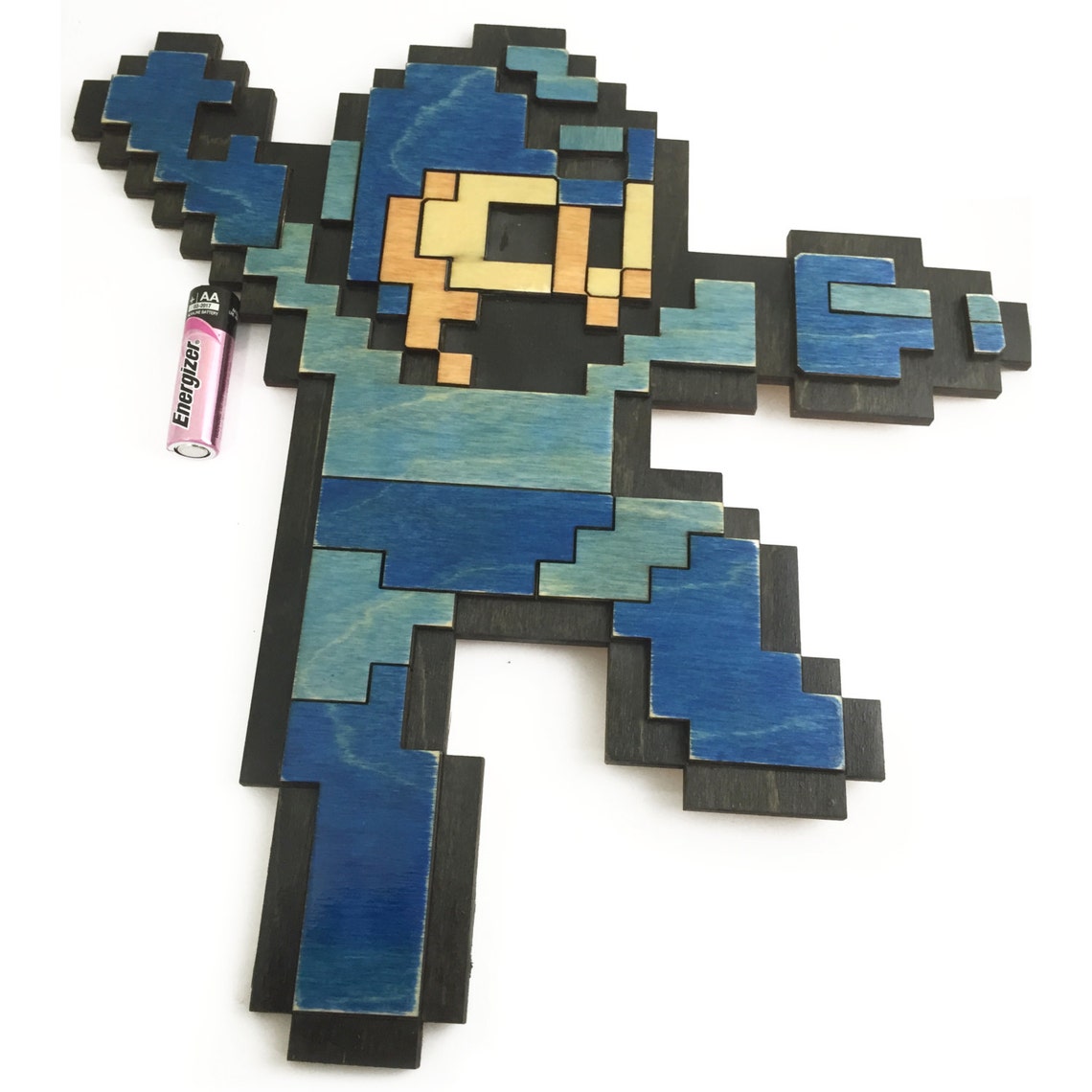 Wooden Megaman Wall Art - Etsy