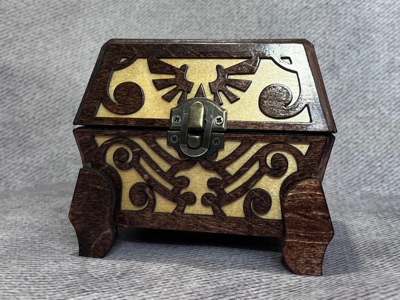 Zelda Skyward Sword Inspired Small Wooden Chest - Etsy