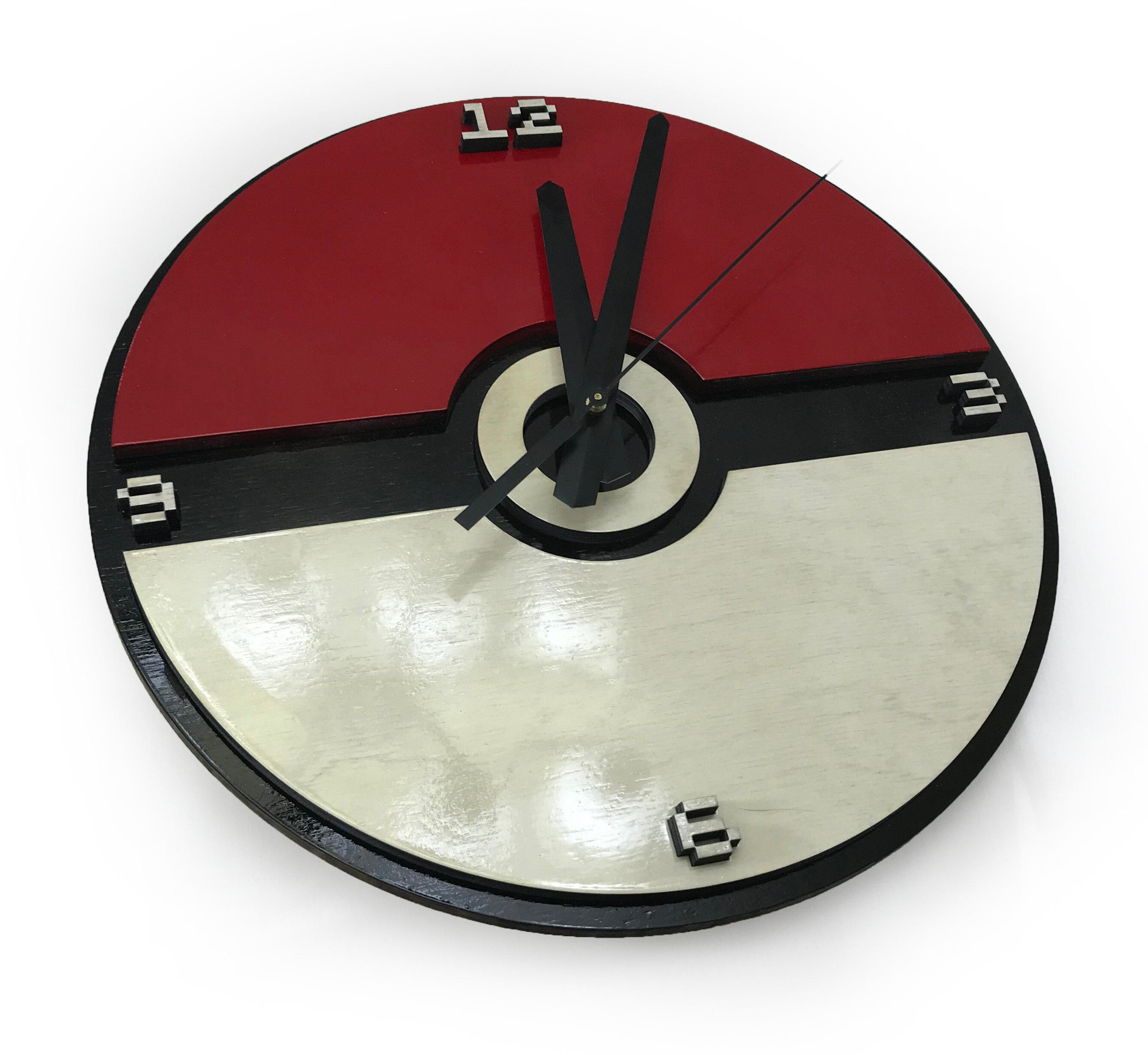 Pokemon Pokeball Clock | Etsy